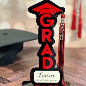 Graduation Tassel Holder Personalized Display Hanger, Keepsake ...