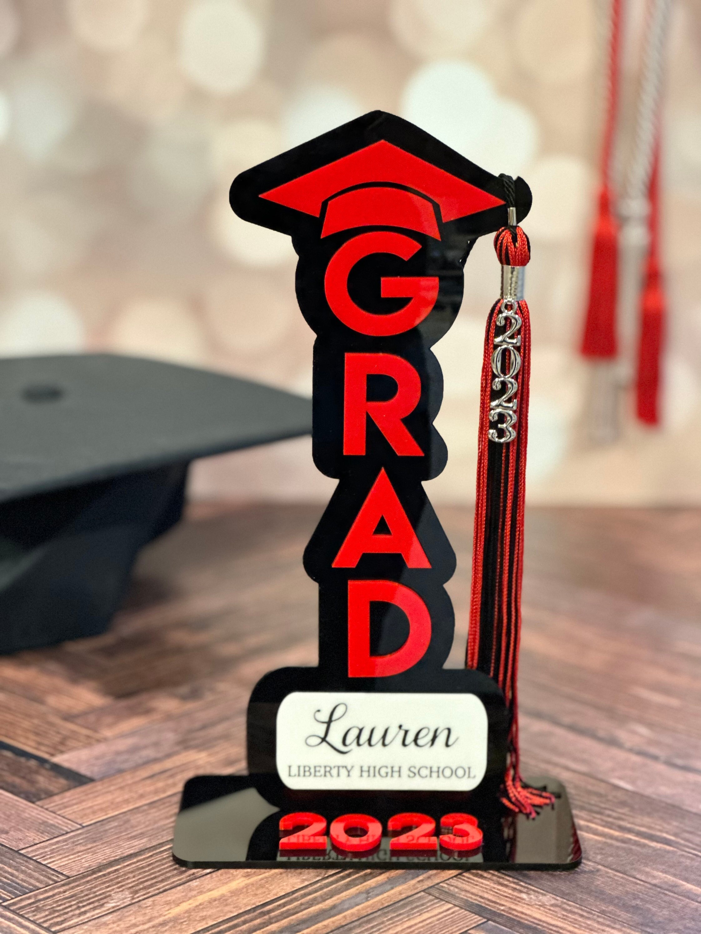Graduation Tassel Holder Personalized Display Hanger, Keepsake ...