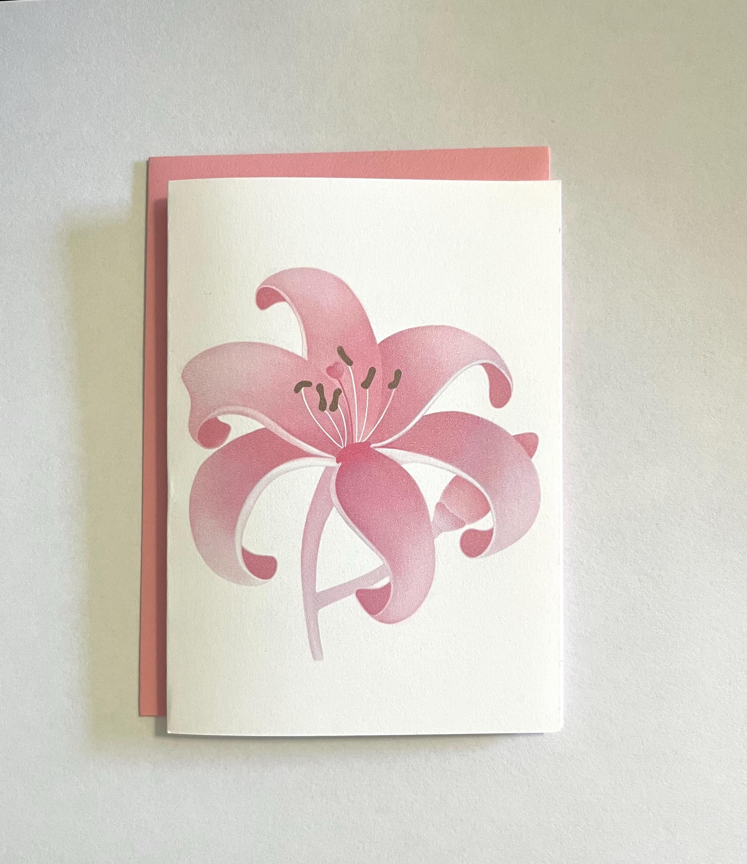 Rose & Lily Cards - Etsy