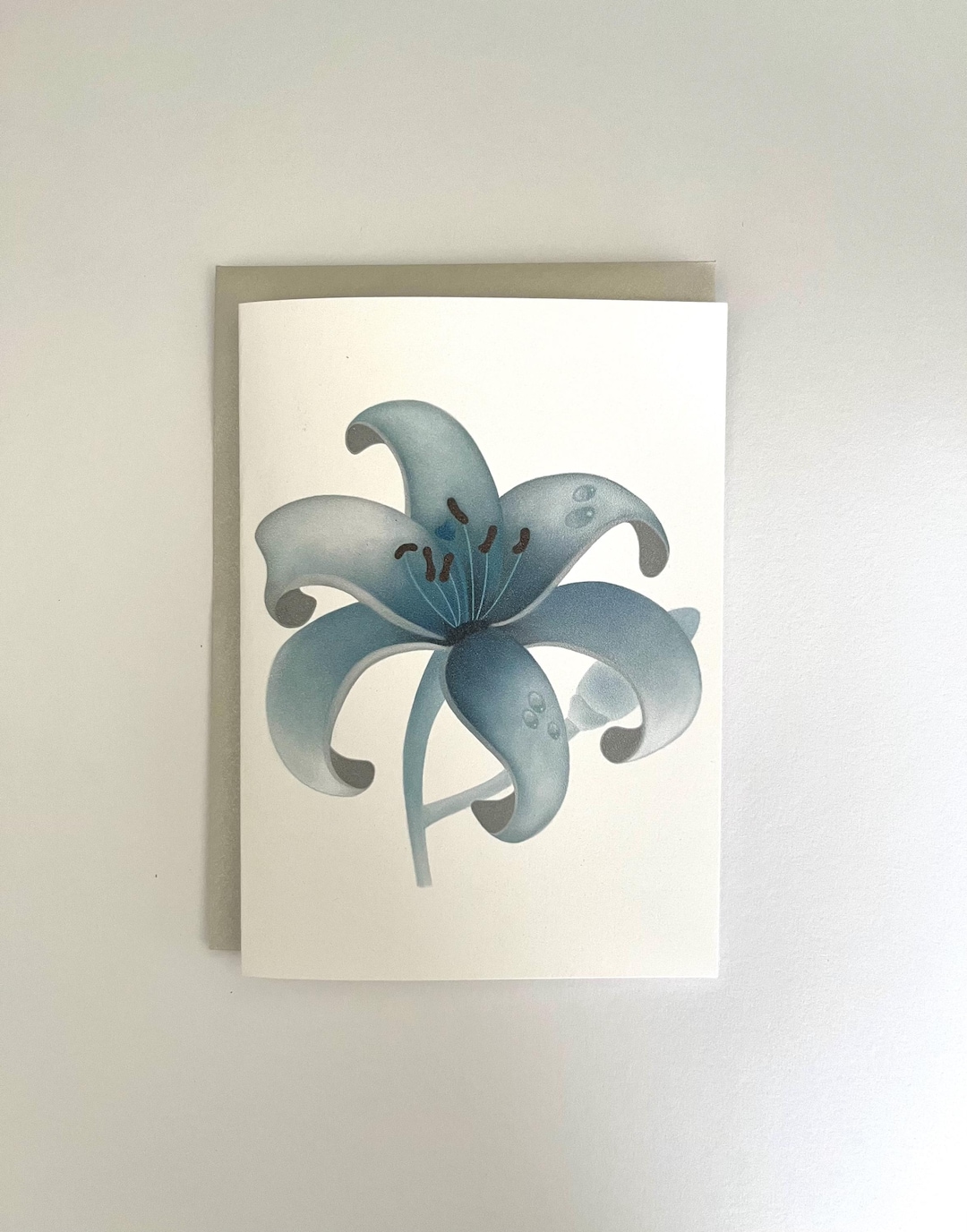 Rose & Lily Cards - Etsy