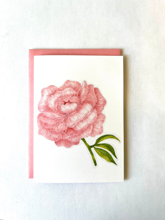 Peony Cards - Etsy