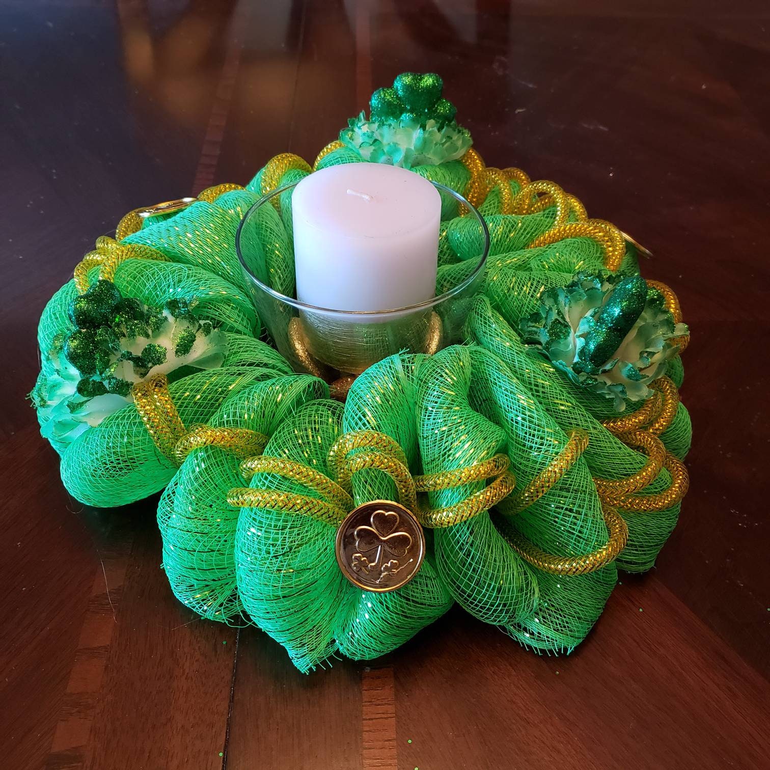 St. Patrick's Day Centerpiece, Shamrock Centerpiece, St. Patty's Day ...