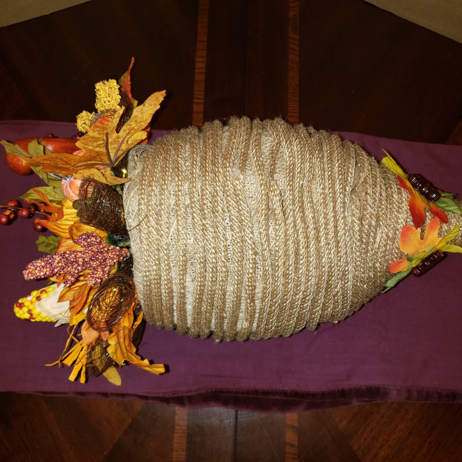 Fall Cornucopia Centerpiece, Thanksgiving Cornucopia Centerpiece ...