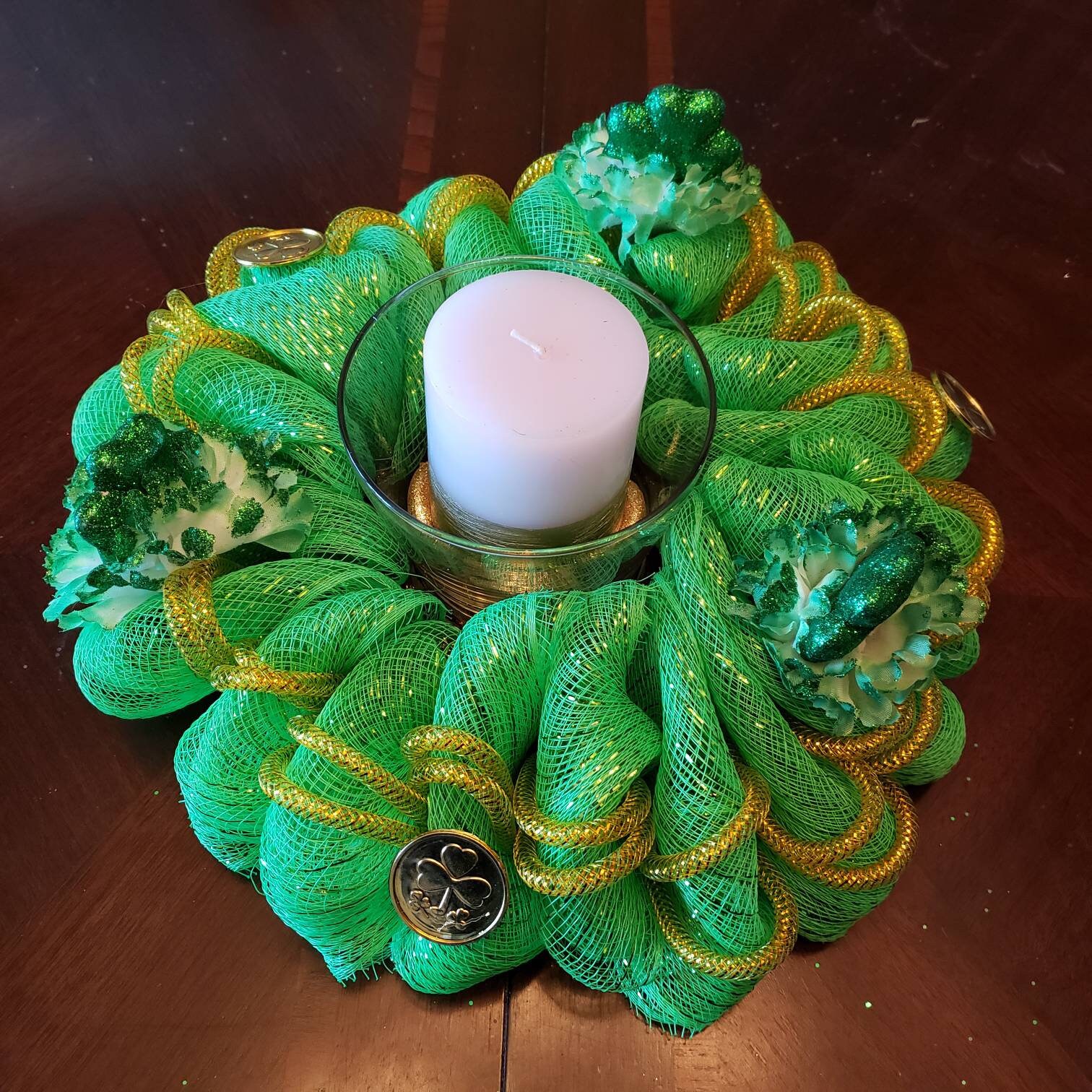 St. Patrick's Day Centerpiece, Shamrock Centerpiece, St. Patty's Day ...