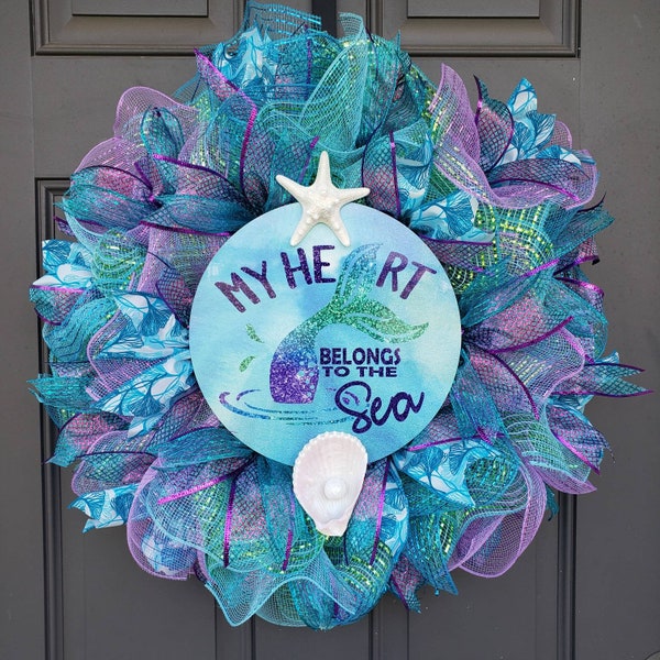 Mermaid Wreath - Etsy