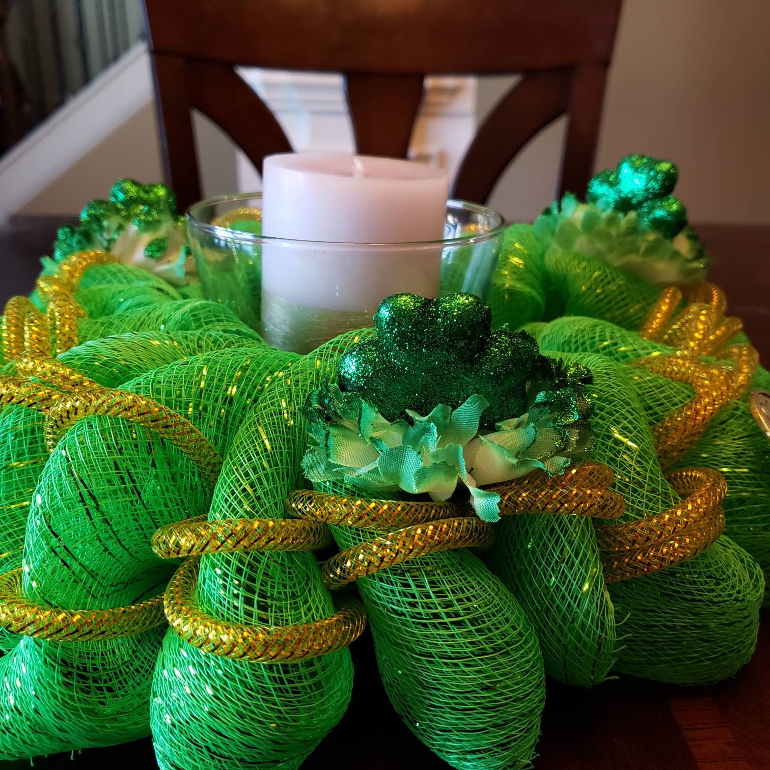 St. Patrick's Day Centerpiece, Shamrock Centerpiece, St. Patty's Day ...