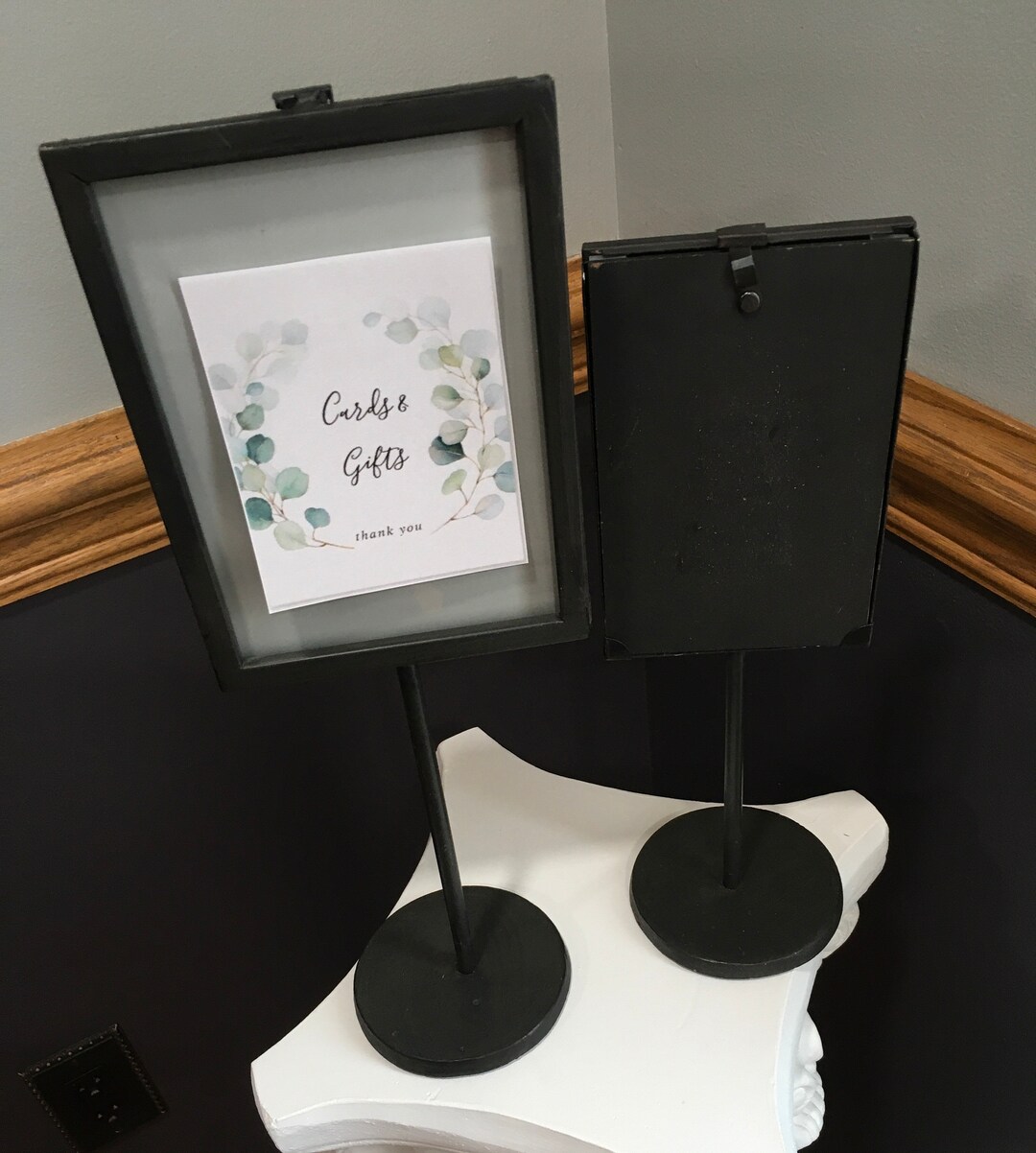 Table Menu Holder, Menu Stand, Set of 2 Table Number Holder. - Etsy