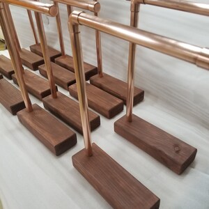 Copper Menu Holder, Table Sign Holder, Card Number Holder. - Etsy