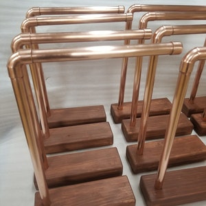 Copper Menu Holder, Table Sign Holder, Card Number Holder. - Etsy