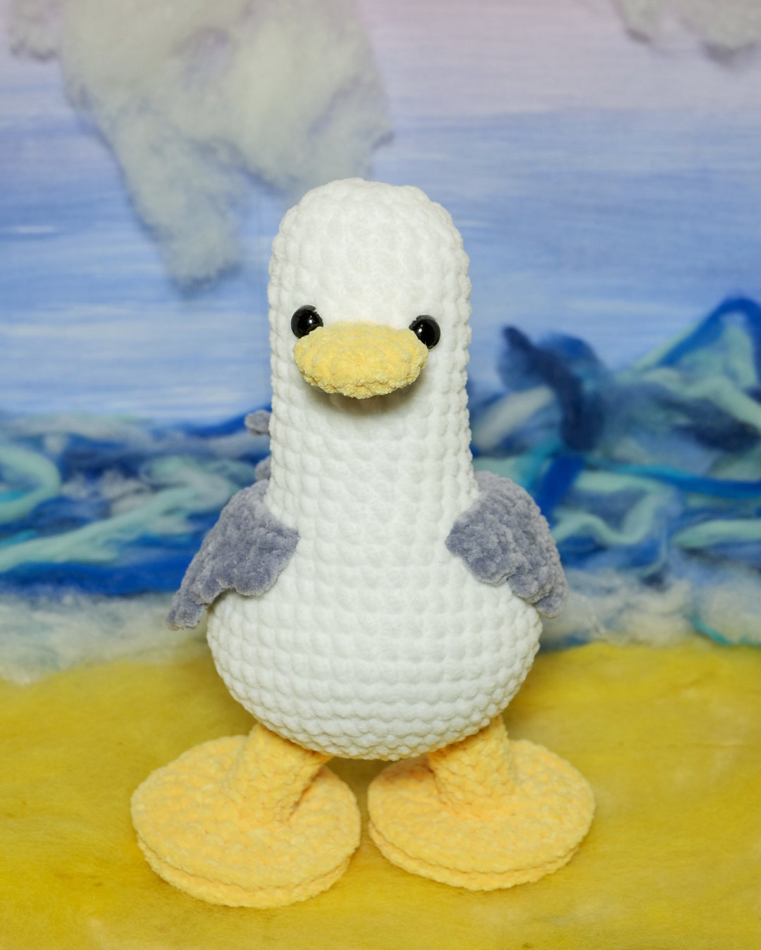 Giant Nick the Crocheted Seagull Plushie - Etsy