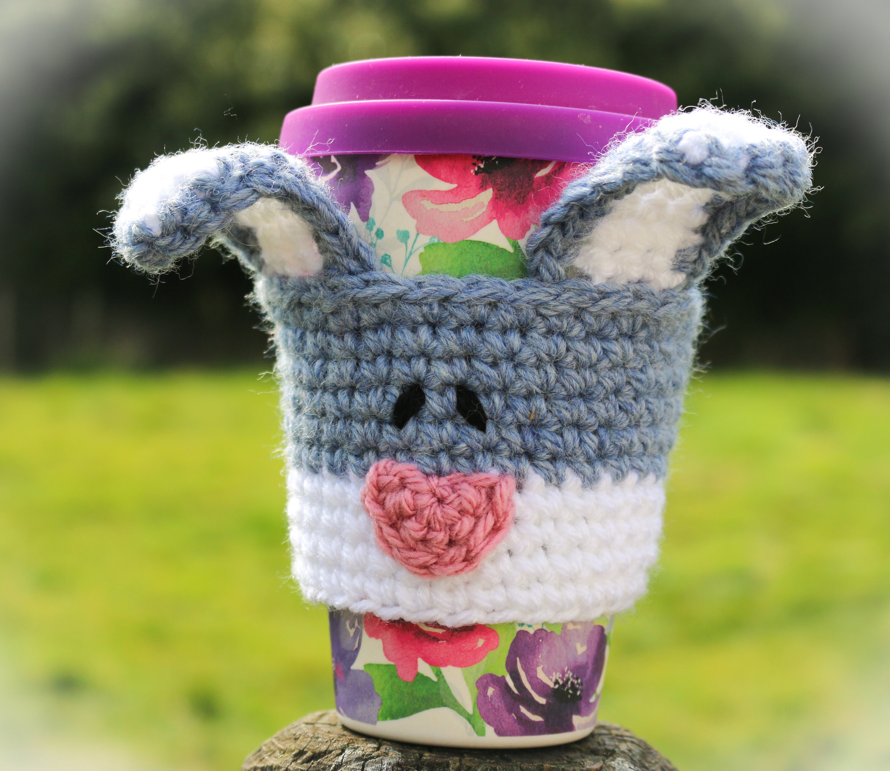 Rabbit Mug Cosy Crochet Pattern - Etsy