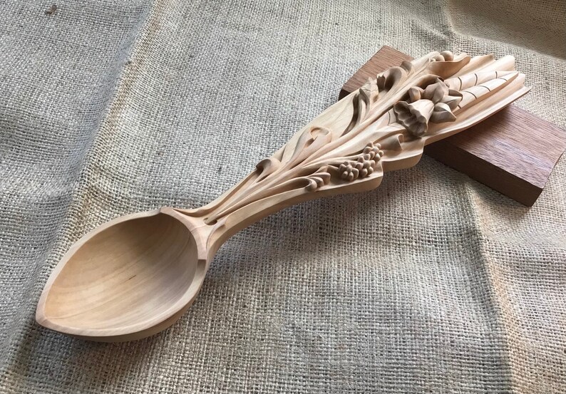 Woden Spoon,ukraine Wood Carving,carving,collection Spoon,hand Made ...