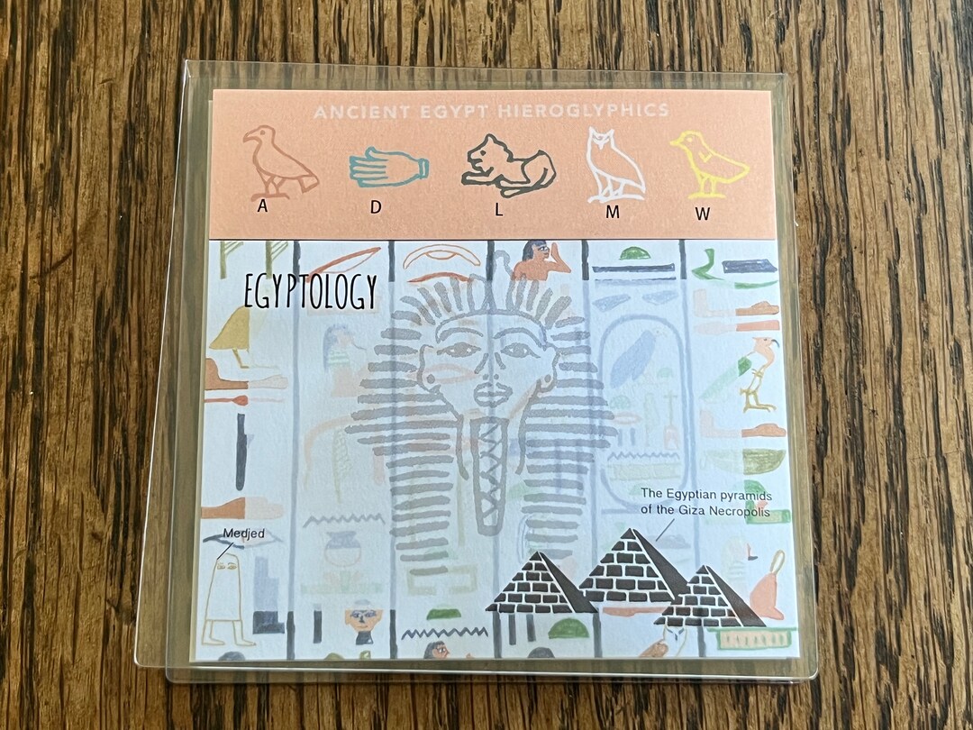 Ancient Egypt Sticky Notes Set - Etsy