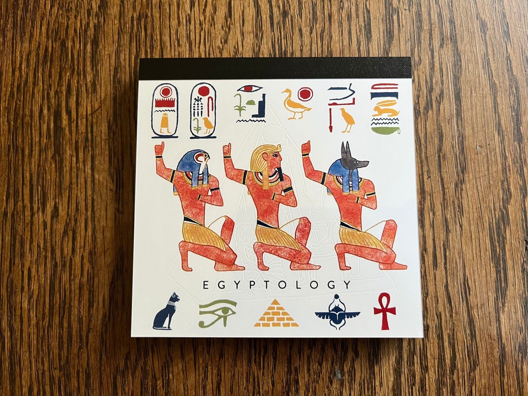 Ancient Egypt Square Notepad - Egyptian Gods and Mummy - Japanese ...