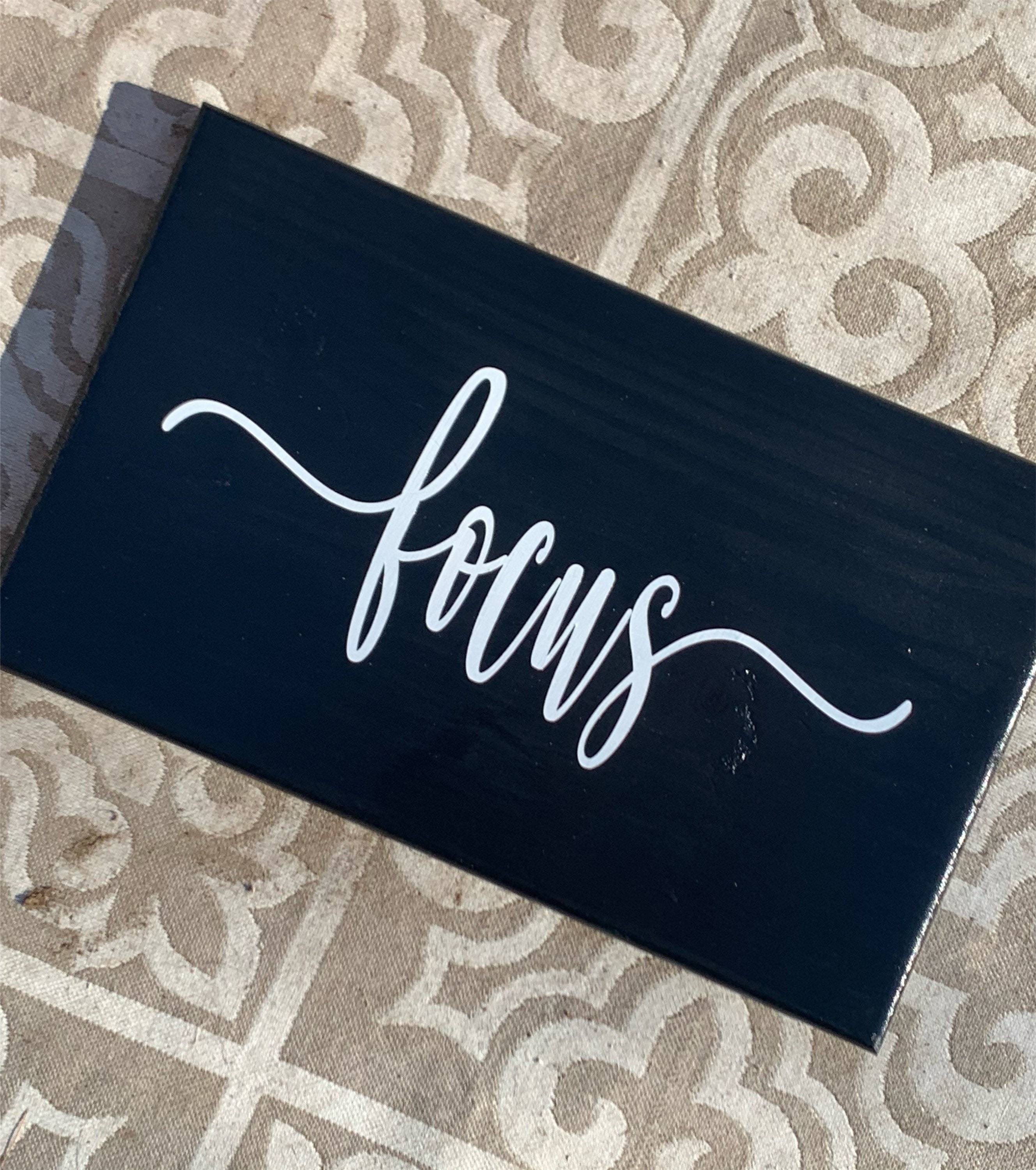 Focus Wall Art Motivational Sign Positive Sign Inspirational | Etsy