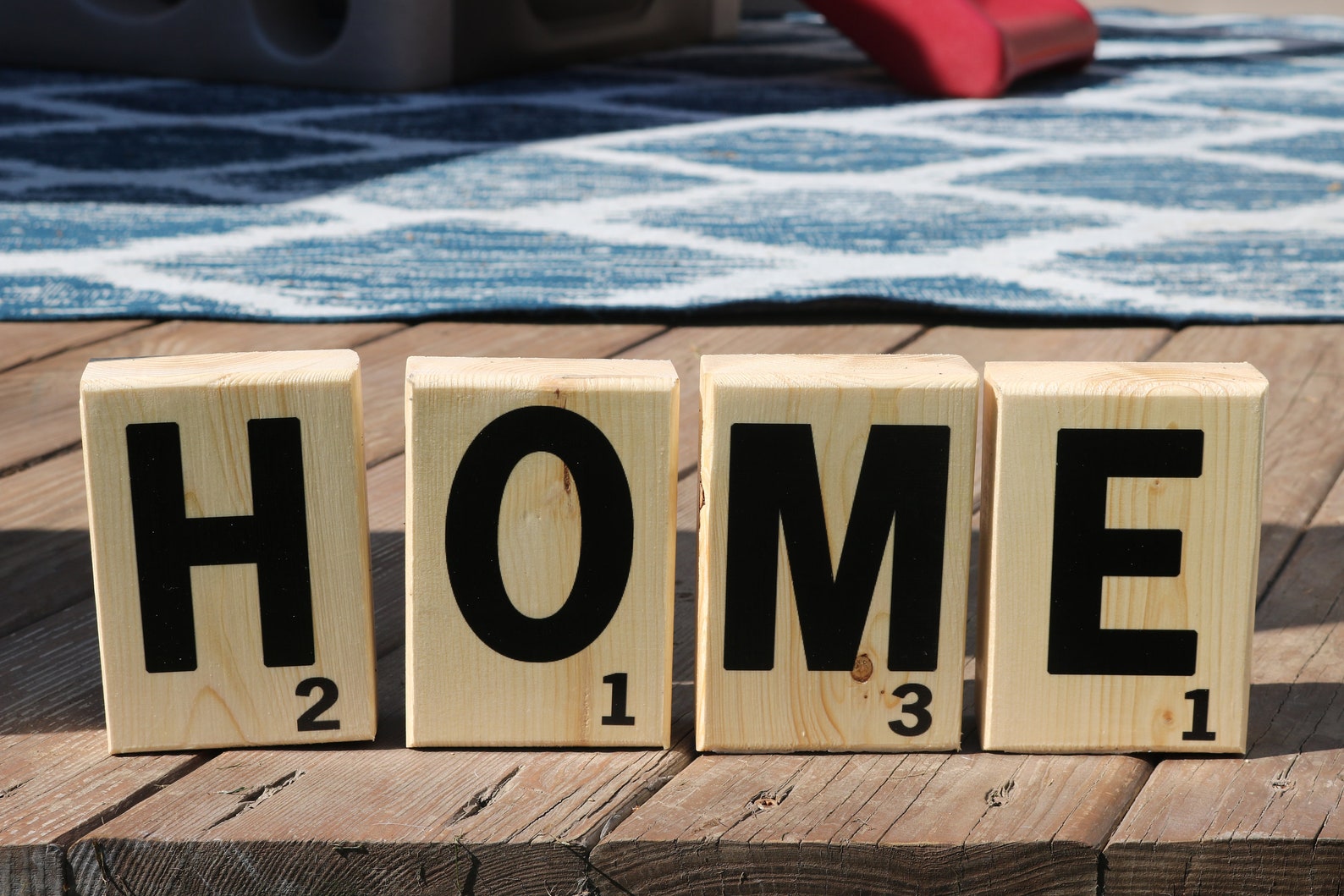Scrabble Letters Large Scrabble Tiles Wooden Block Letters Wooden ...