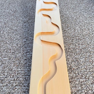 Wooden Marble Run Race Winding Track Set Wooden Ball Run Snake Track ...