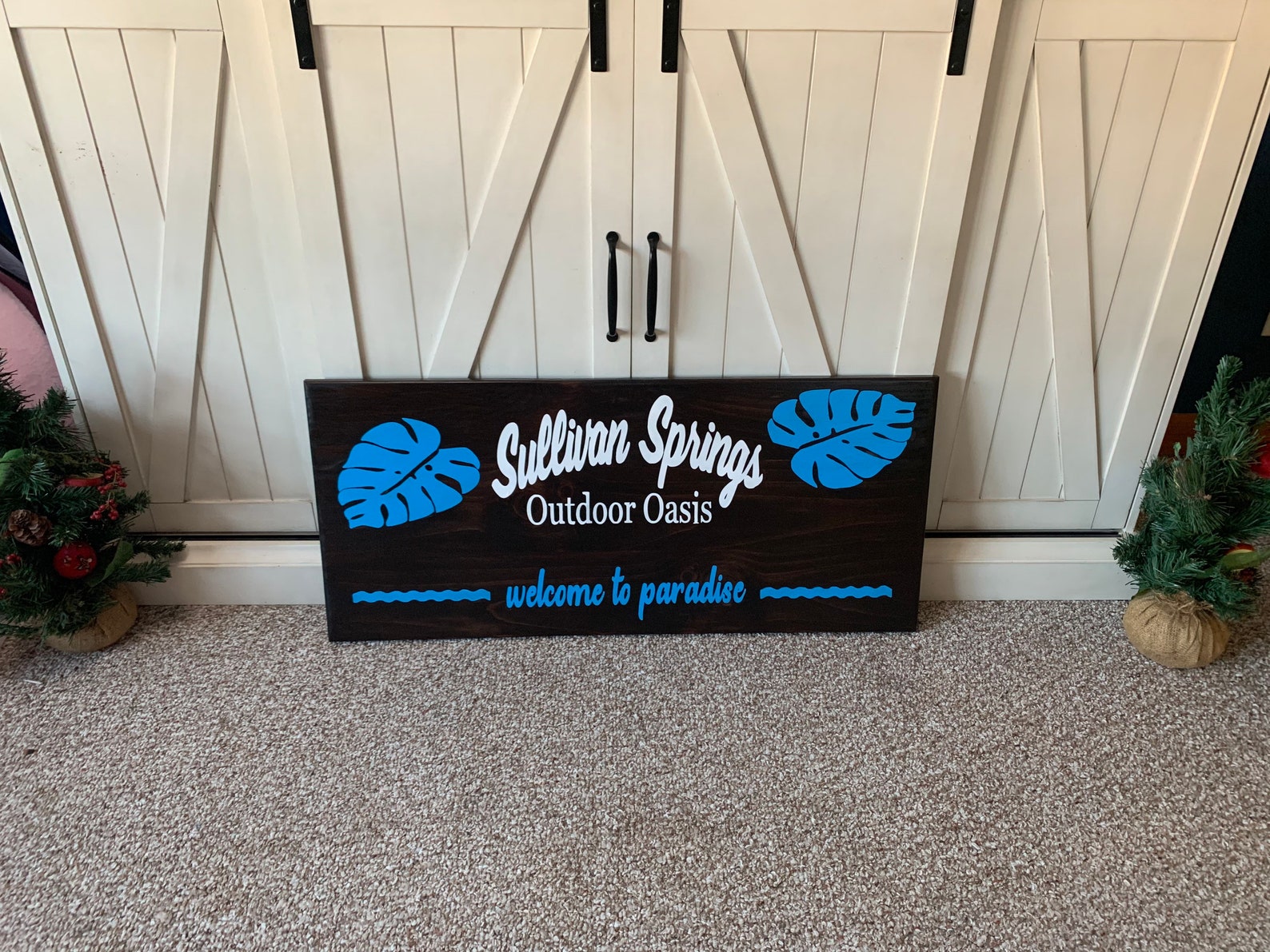 Personalized Oasis Backyard Sign Pool Deck Decor Patio Decor | Etsy