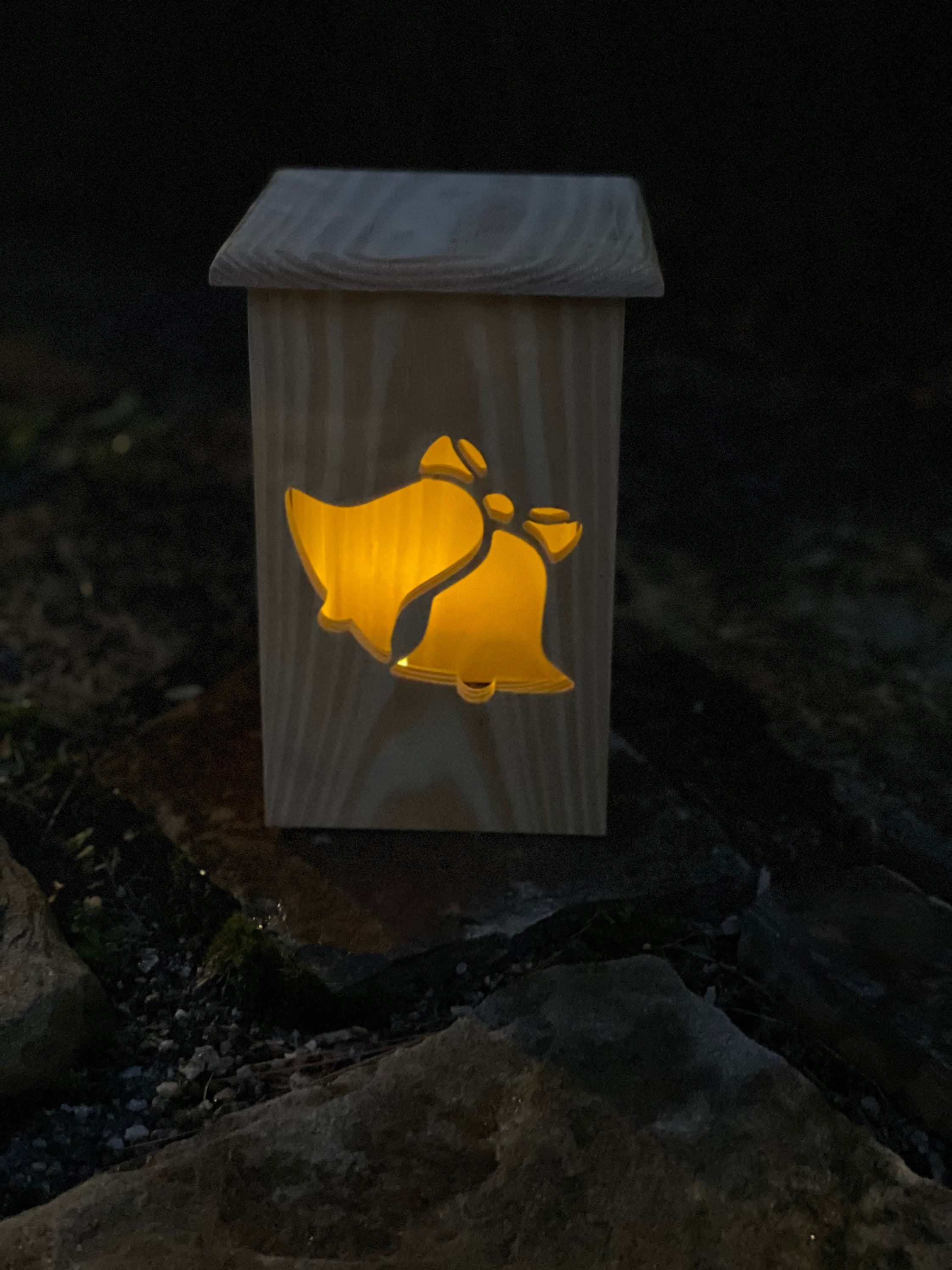 Rustic Christmas Lanterns Outdoor Holiday Lantern Wooden | Etsy