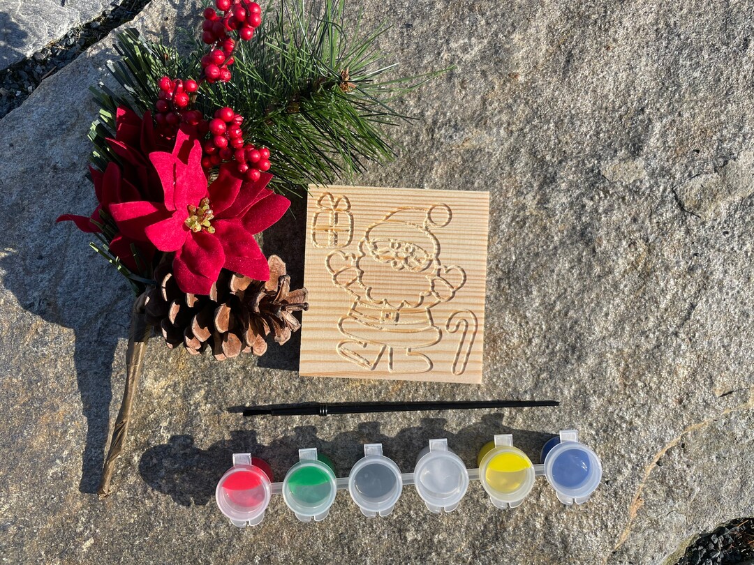 Ready to Paint Craft Kit for Kids Paint Set Stocking Stuffer DIY Paint ...