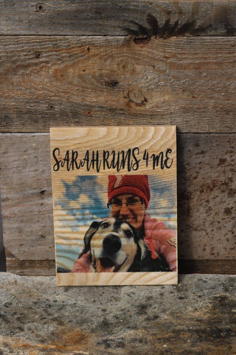 Runs 4 Me Sign Who I Run 4 I Run 4 Sign Runner Buddy Gift I | Etsy