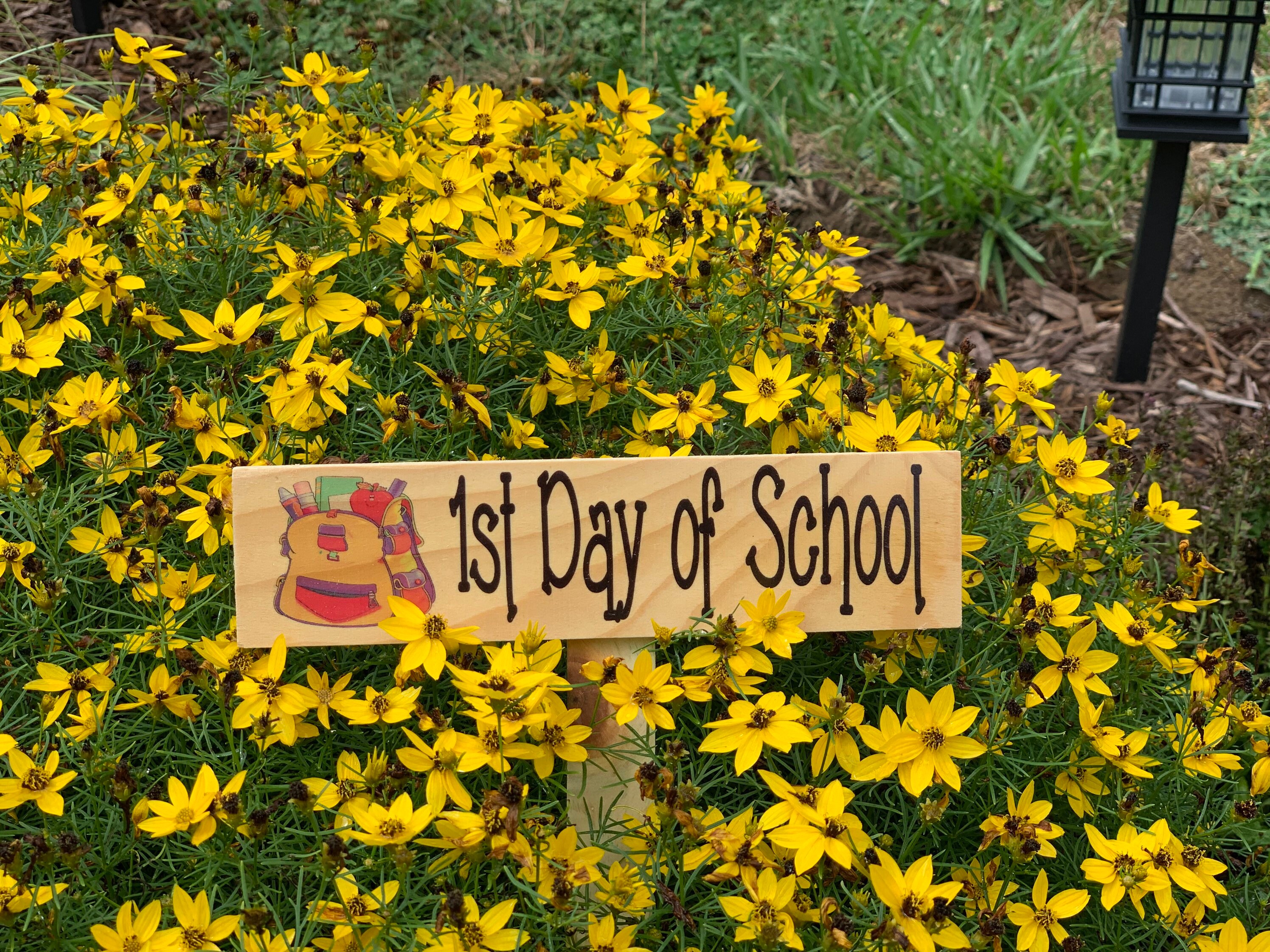 First Day of School Sign Handheld Sign Custom Sign Markers | Etsy