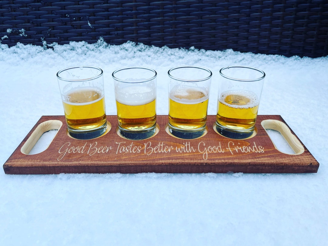Personalized Beer Flight Beer Paddle Custom Craft Beer Flights ...
