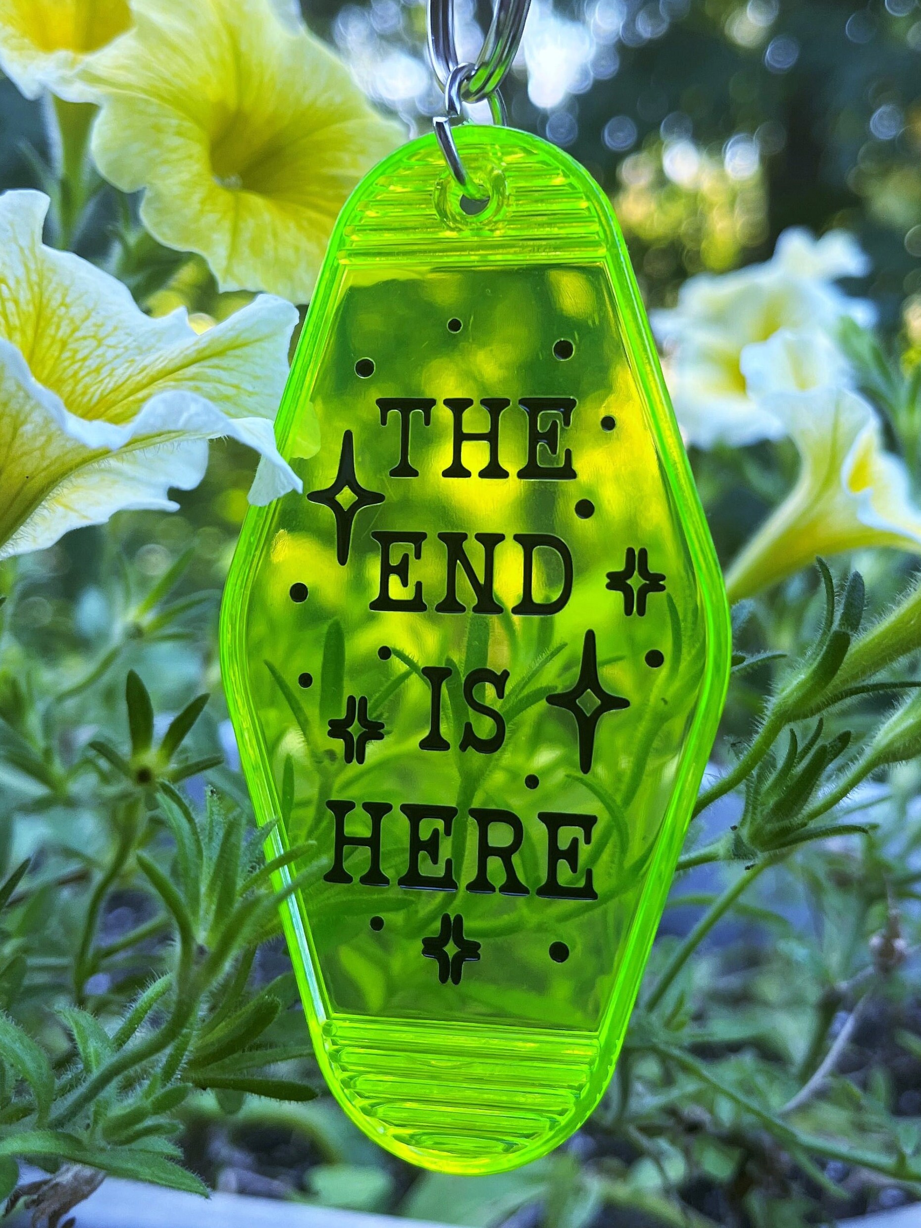The End is Here Neon Motel Keychain Phoebe Bridgers Inspired - Etsy