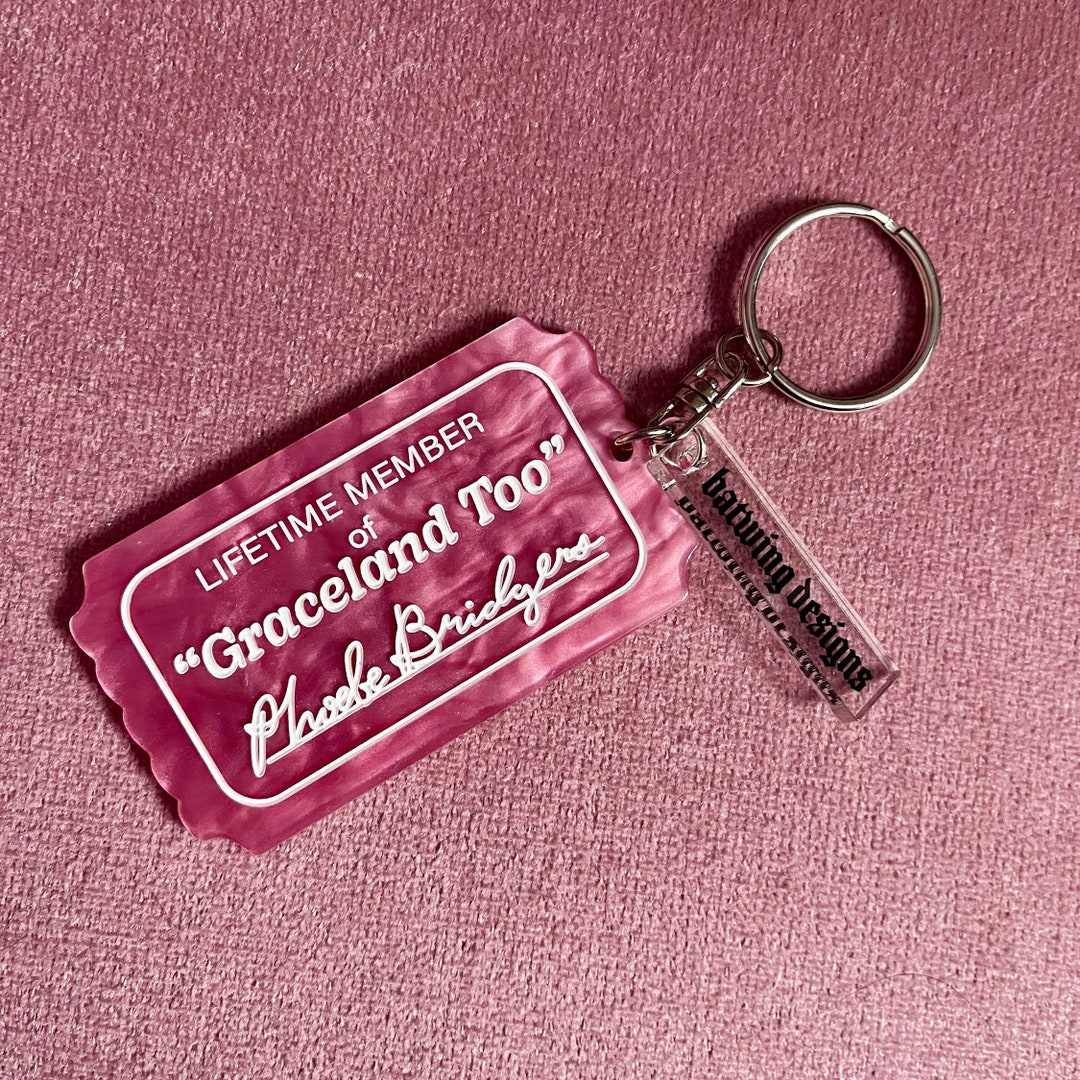 Graceland Too Membership Card Keychain Acrylic Engraved - Etsy