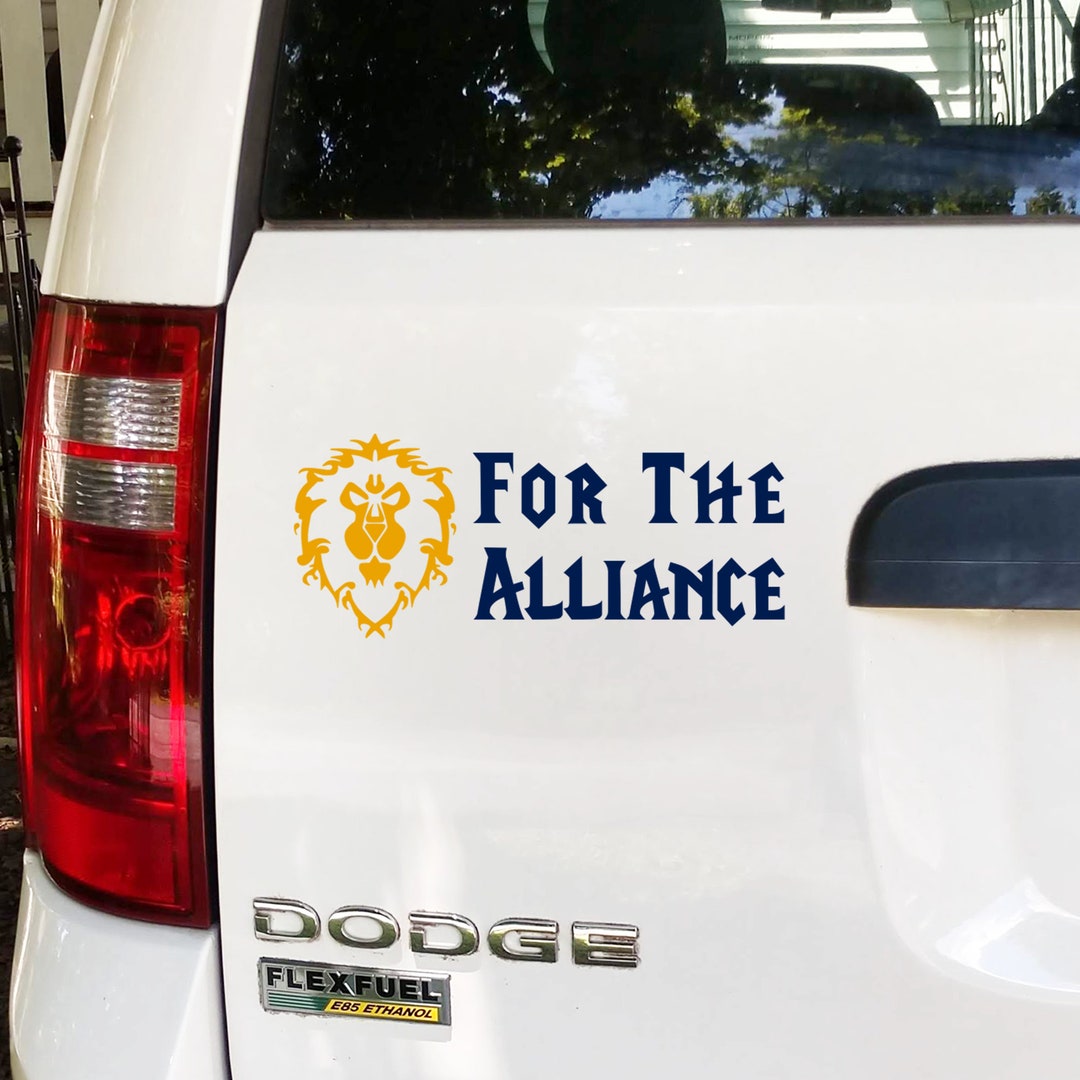 For the Alliance World of Warcraft Car Decal - Etsy UK