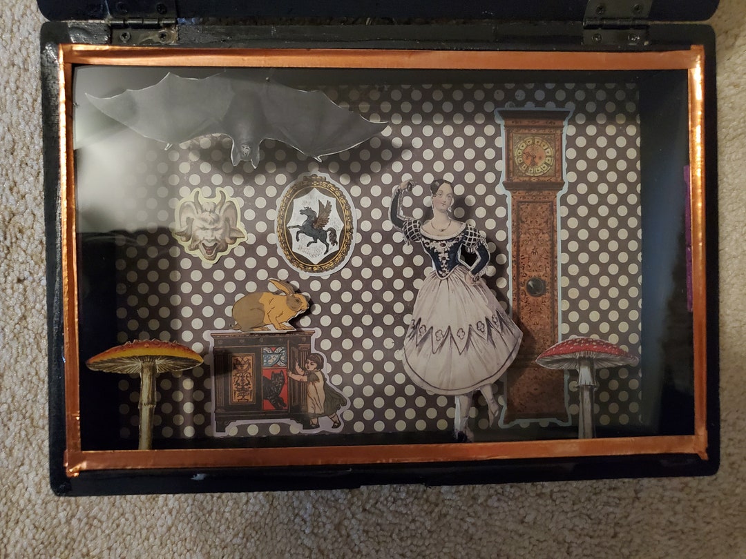 Sticker Collage 3D Cigar Box Art Print - Etsy