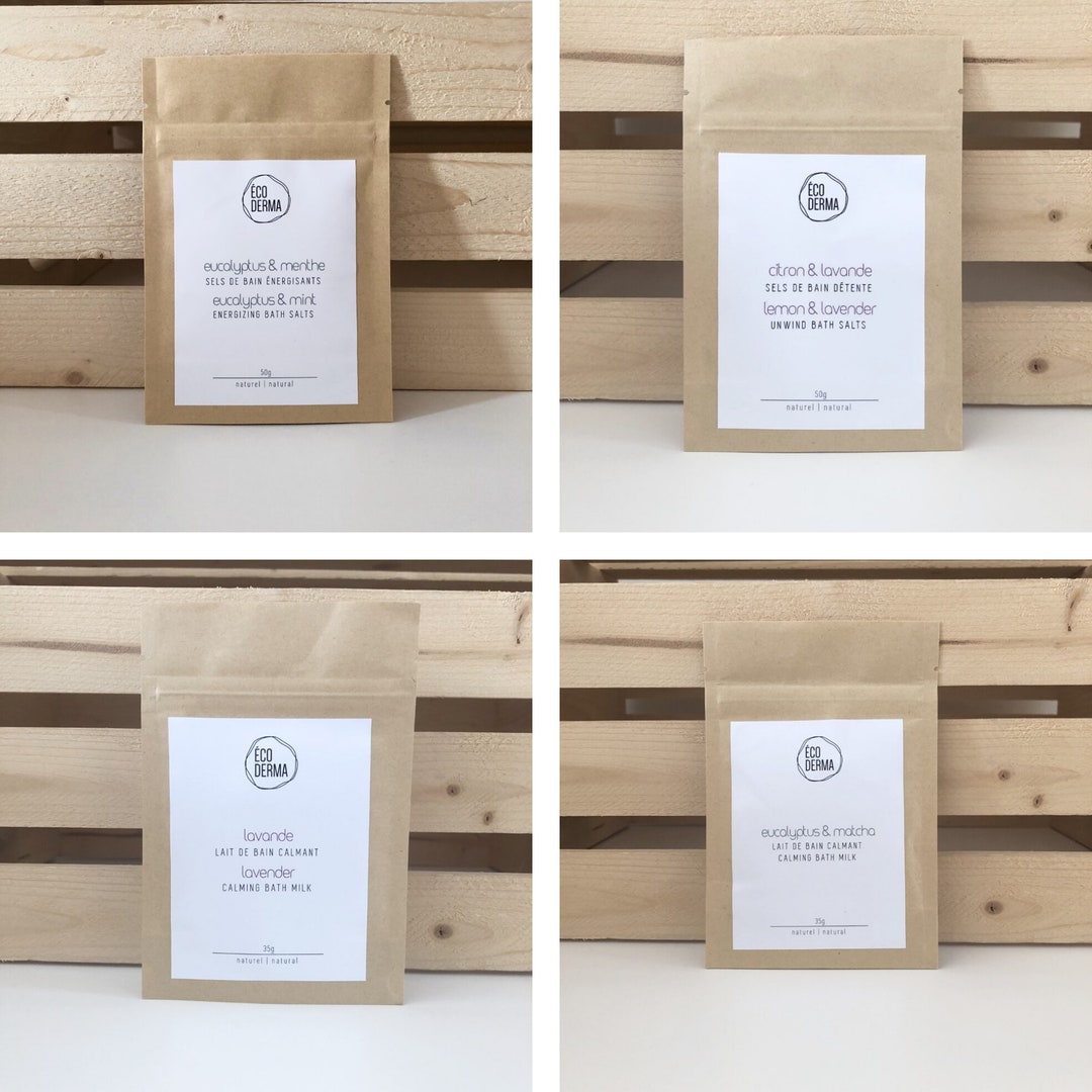 Spa Gift Set Bath Salts Sample Size Aromatherapy - Etsy