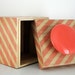 Storage Wood Box / Box Stripes Pattern / Storage Box / Wooden - Etsy