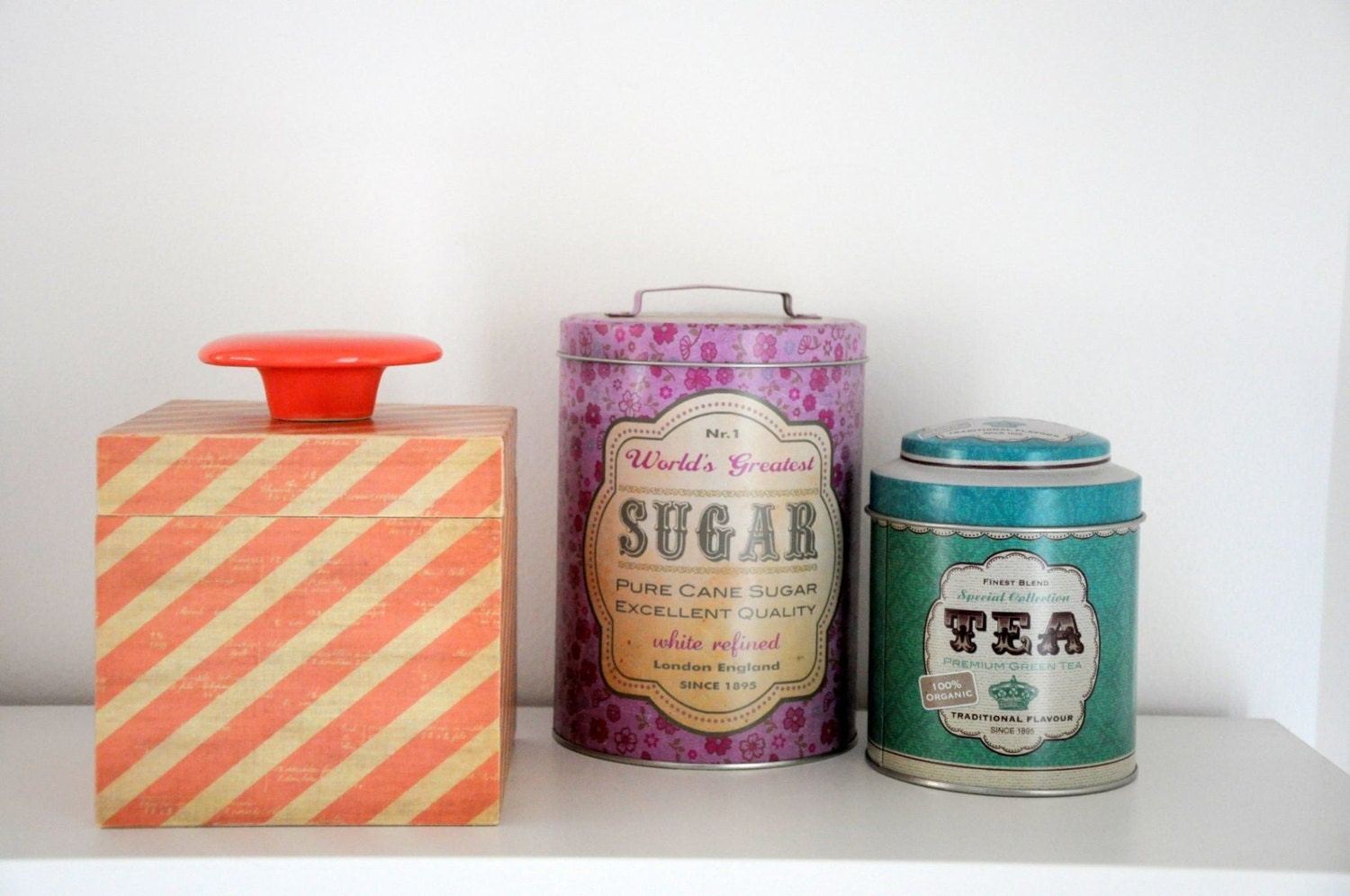 Storage Wood Box / Box Stripes Pattern / Storage Box / Wooden Art ...