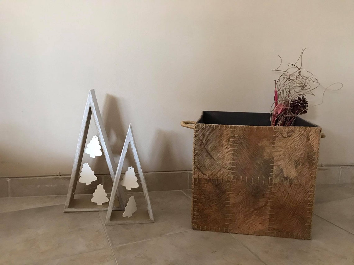 Christmas Mache Paper Triangle Set of 2 / Modern Christmas - Etsy