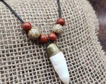 Genuine Alligator Tooth Necklace (large) - Etsy