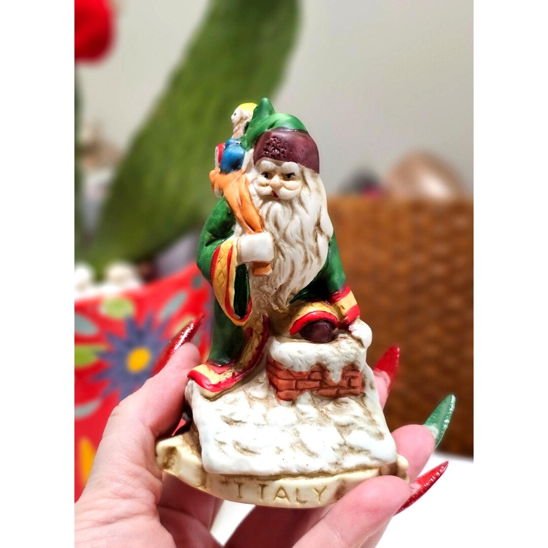 Vintage 1991 RSVP Santa Claus Figurine With Toys and Sack, Santas of ...