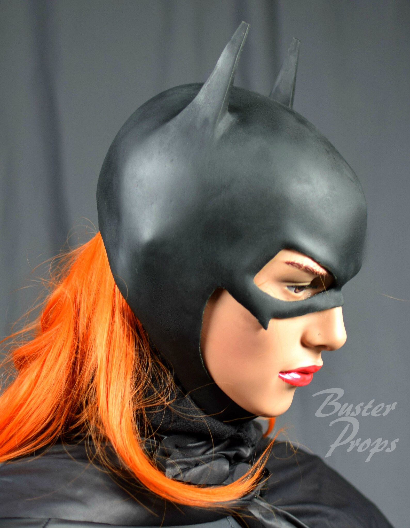 Batgirl Rubber Cowl For Cosplay Costume Or Halloween Can Etsy