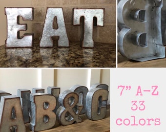 7 Inch Letters | Etsy