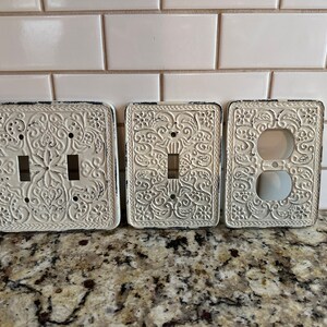 Silver Plates, Switch Plates, Light Switch Cover, Outlet Covers ...