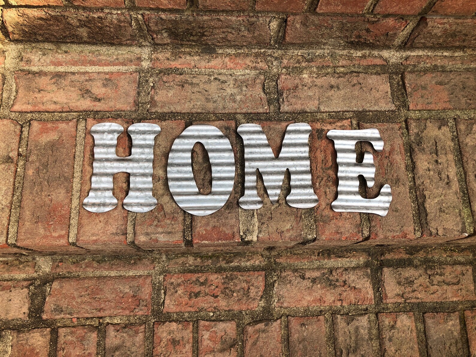 Corrugated Metal Letters/tin Letters/small Letters/5 - Etsy