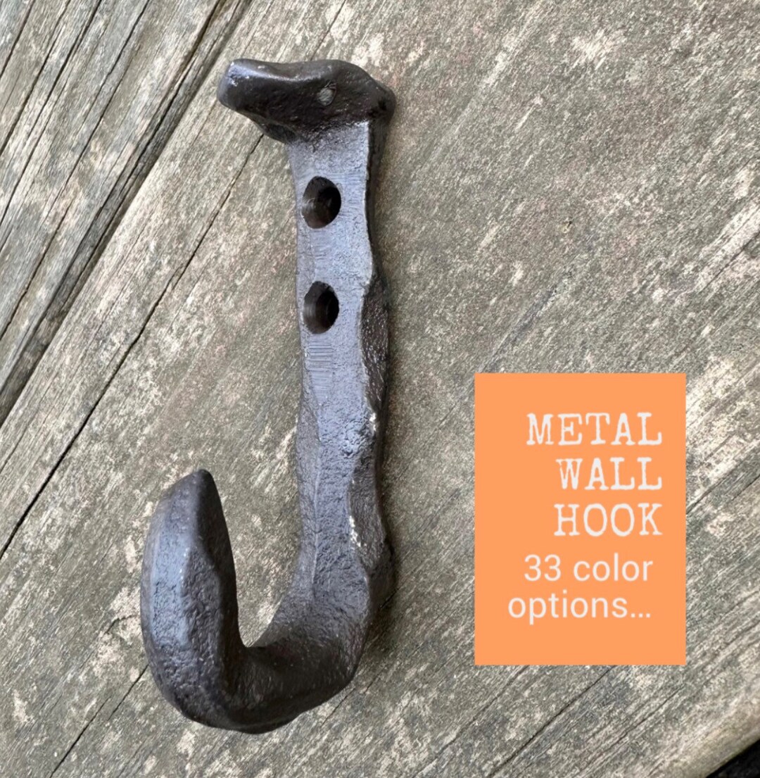Sale/metal Wall Hook/pick Color/ Rustic Metal Hooks/ Vintage Hook ...