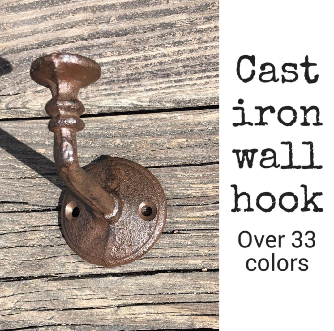 Sale/ Metal Loop Wall Hook/pick Color/ Shabby Chic Metal Hooks/ Vintage ...
