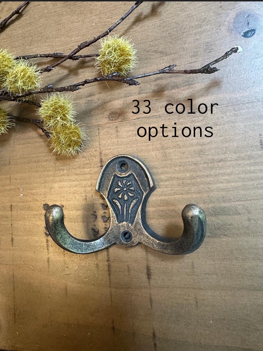 Sale/double Wall Hook/double Wall Hook/free Matching SCREWS/ Shabby ...