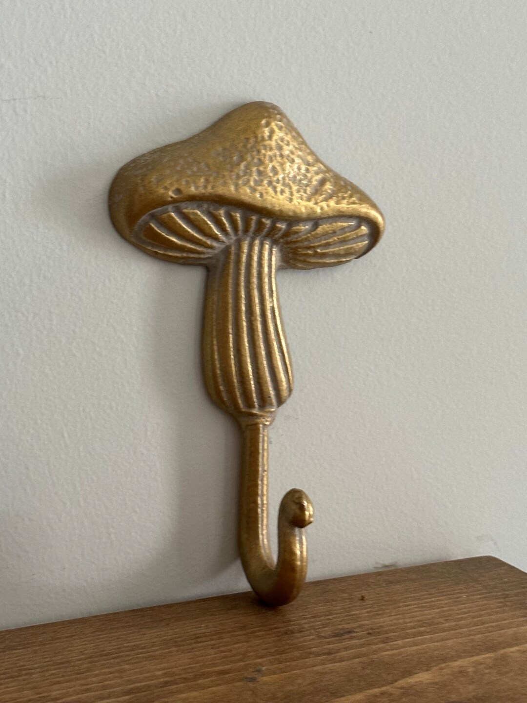 Mushroom Metal Wall Hook, Gold Hook, Towel Hook, Wall Hook, Coat Hook ...