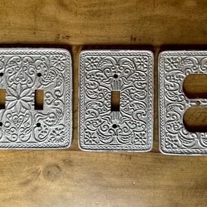 Silver Plates, Switch Plates, Light Switch Cover, Outlet Covers ...