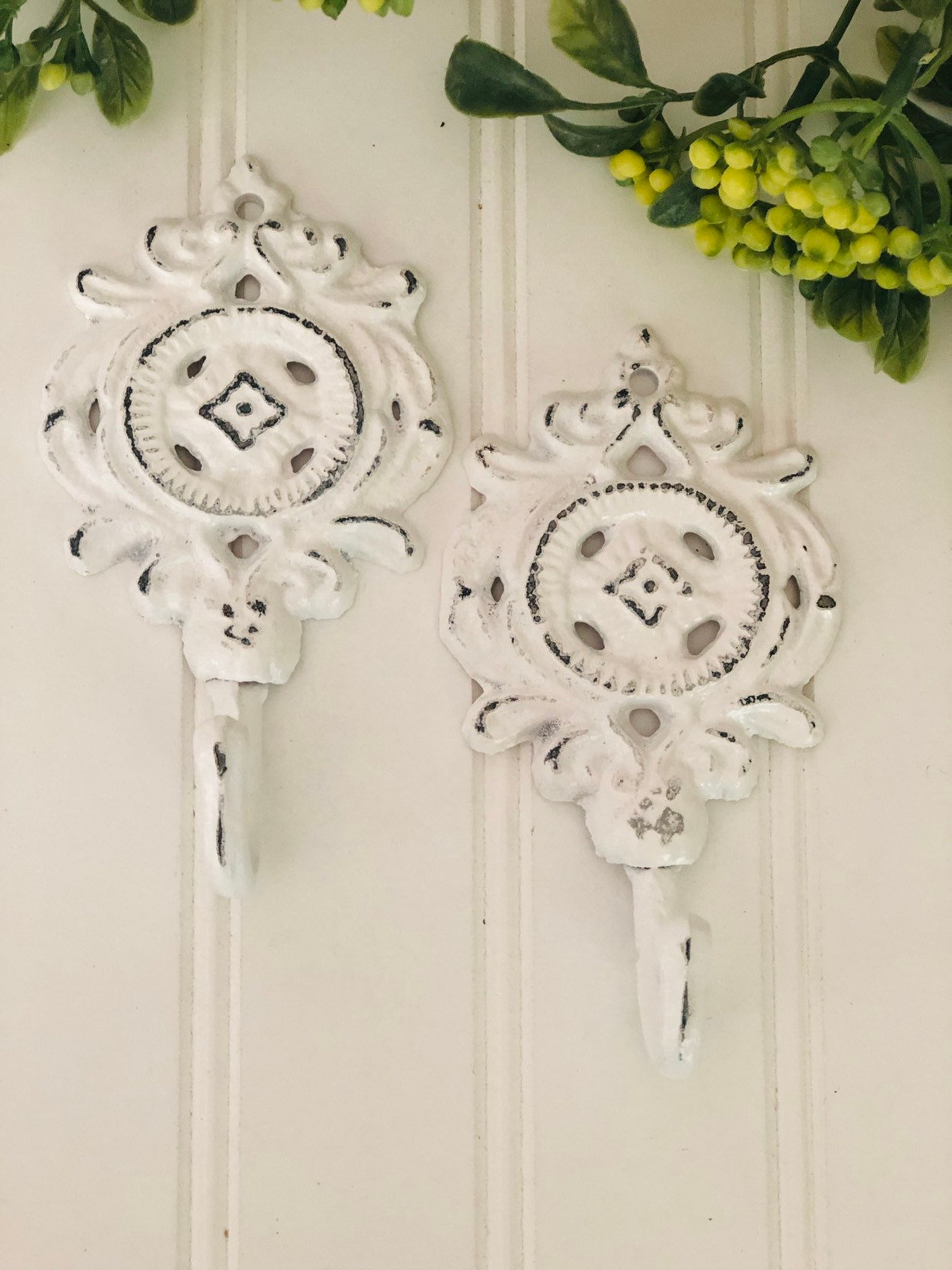 Sale/cast Iron Decorative Wall Hook/pick Color/ Shabby Chic - Etsy