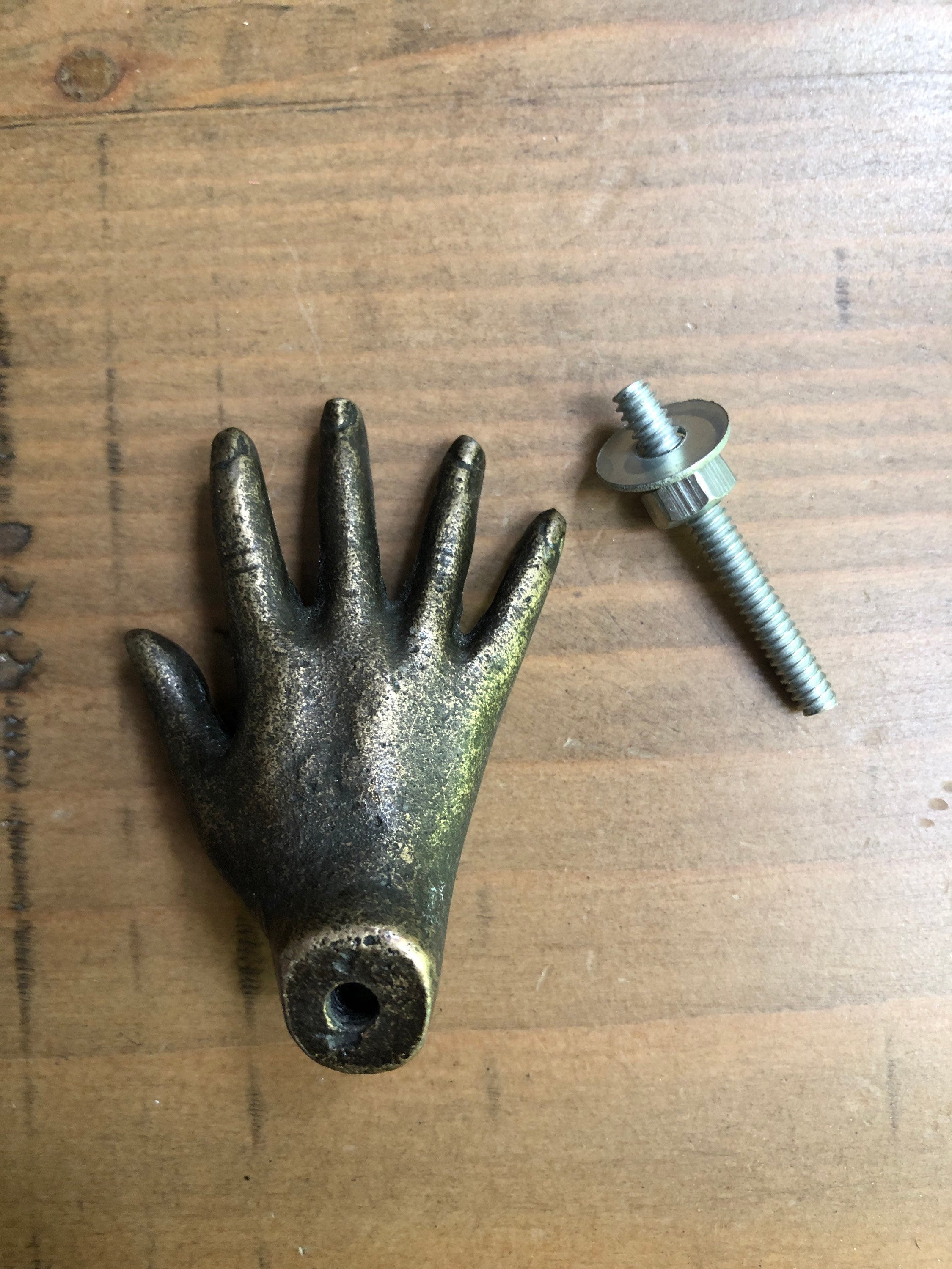 HAND Metal Cabinet Knob/metal Hand Knob/high Five Hand Knob/pick COLOR ...