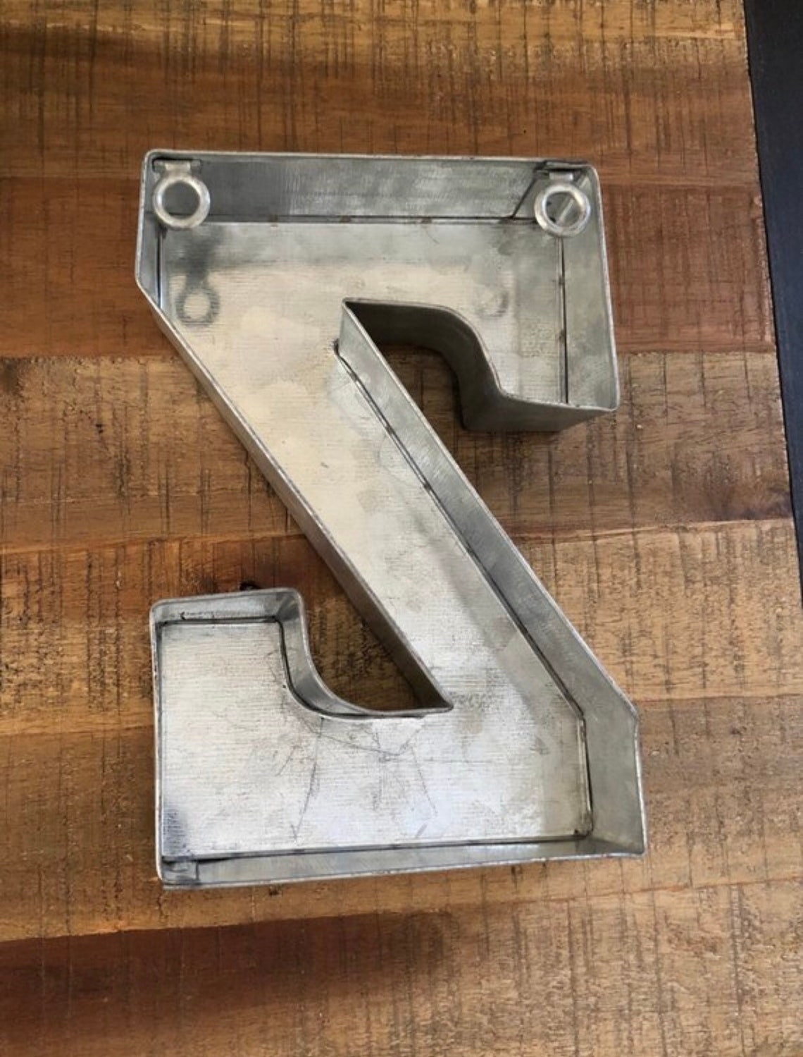 SALE Large Metal Letter A-Z/ Metal Letters/ 7 inch letter/You | Etsy