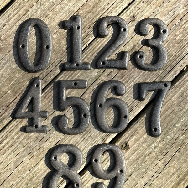 Modern Farmhouse House Numbers - Etsy